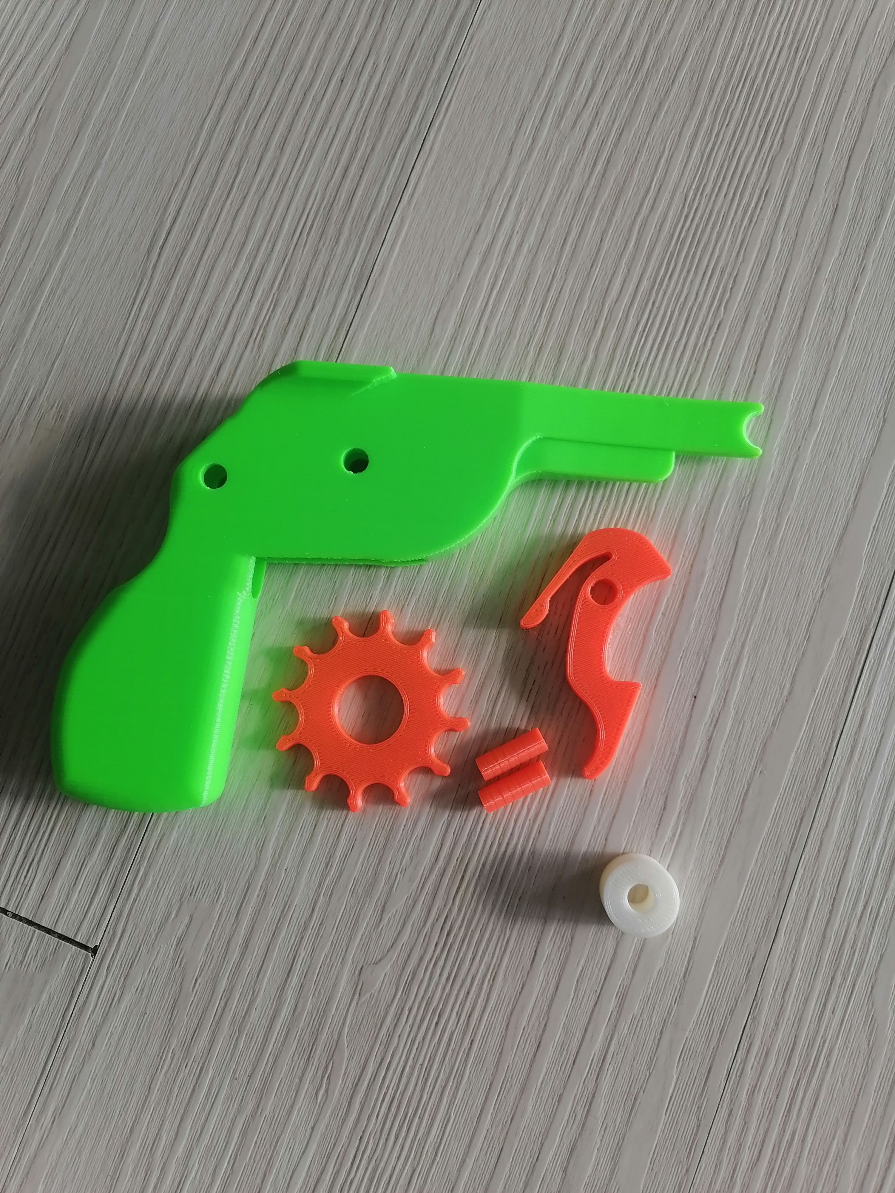 Télécharger Fichier Stl Pistolet à élastique 6 Coups • Plan Pour