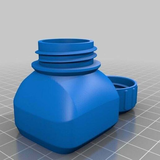 Free STL file Bottle and Screw Cap 1 🍾 ・3D printable model to download ...