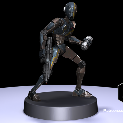 🤖 1:48 Scale Battle Droid Army - BX Commando Droids - 3D Print Files ...