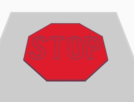 🛑 Stop sign・ STL File for 3D printing・Cults