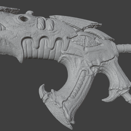 🔫 Fleshborer gun - Termagant - Space marine・ STL File for 3D printing・Cults