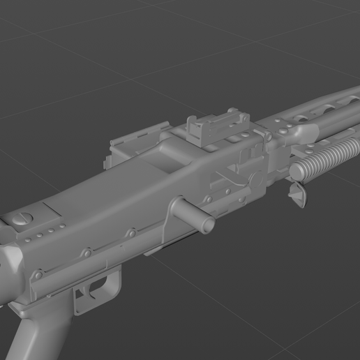 🔫 Swiss SIG MG710 machine gun digital model・ OBJ File for 3D printing・Cults