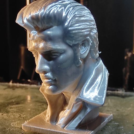 👤 Elvis Presley Bust & Plinth - The King of Rock & Roll (Premium AMS ...