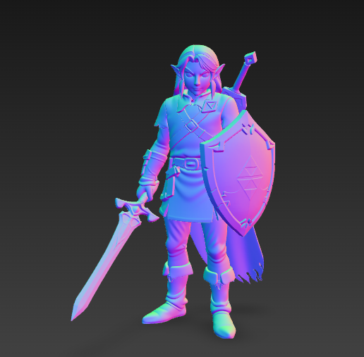🔗 Link - The Hero of Hyrule 3D Model・ STL File for 3D printing・Cults