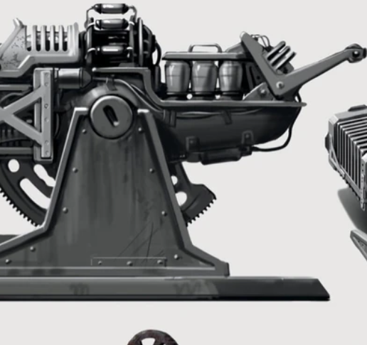 🔫 Cañón láser (arte conceptual) de Fallout・Archivo OBJ Gratis para ...