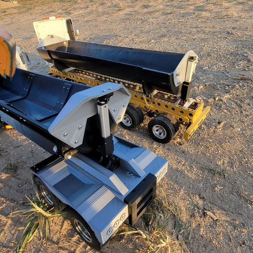 🚜 Tamiya Side Dump Semi Tractor Trailer 1/14 Scale・ STL File for 3D ...
