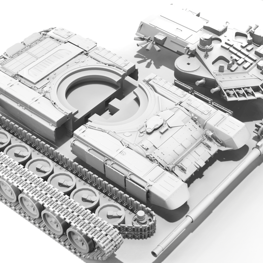 🇷🇺 T90 with Burlak turret・ STL File for 3D printing・Cults