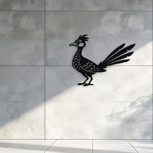 🎨 Roadrunner Wall Decor Art・ 3D File for 3D printing and CNC machining ...