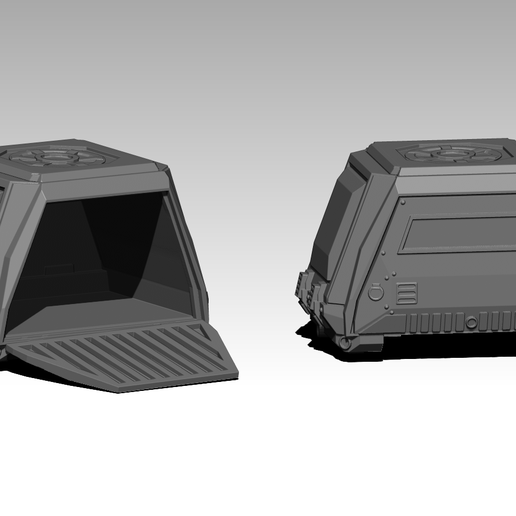 ⚔ Cargo Pod・Free 3D File for ・Cults