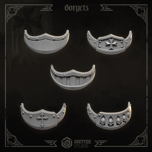 🔨 Gorgets EC・ 3D File for 3D printing・Cults