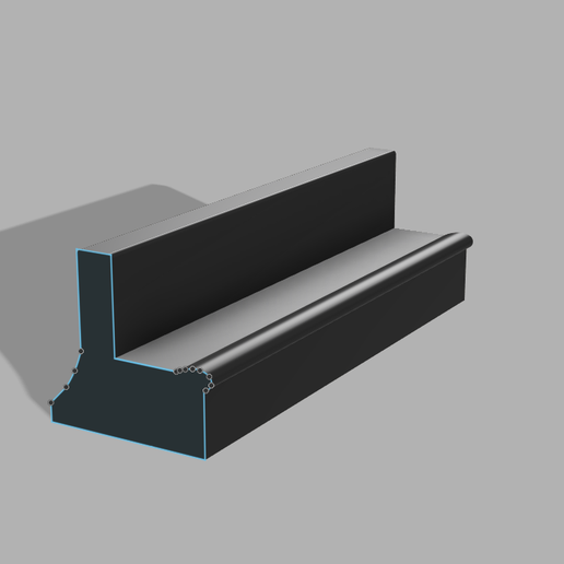 🎱 Barrier Bench w/ Pool Coping Fingerboard Obstacle・ STL File for 3D ...