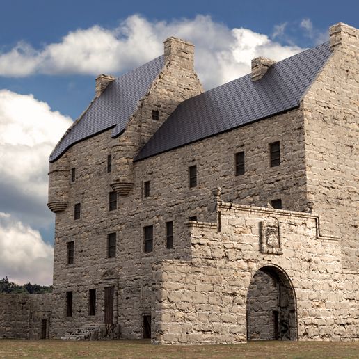 🏰 Lallybroch / Midhope Castle・ STL File for 3D printing・Cults