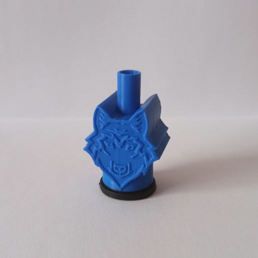🐺 Wolf shape bong mouthpiece・Arquivo STL para ・Cults
