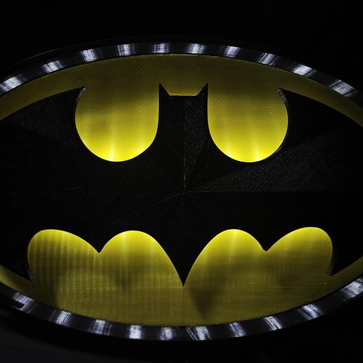 batman 3d wall light
