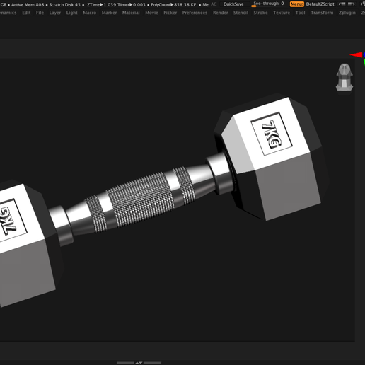 STL file 7KG DUMBBELL 🏋️ ・3D print design to download・Cults