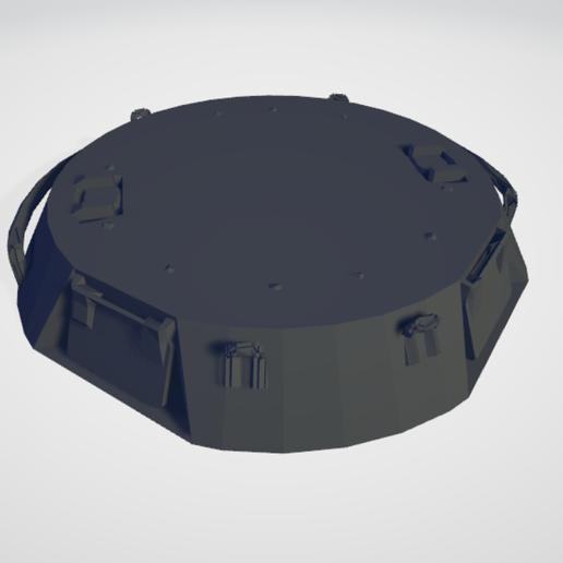 🦸 Armored hatch・Free STL File for 3D printing・Cults