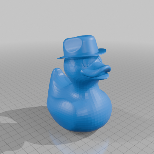 🦆 Fedora Rubber Duck・Free 3D File for ・Cults