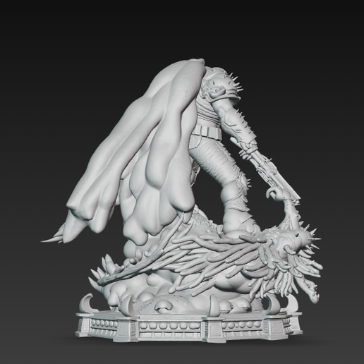 👾 Doom: The Dark Ages - Doom Slayer 1/4 Scale Dark Fantasy Statue・ STL ...