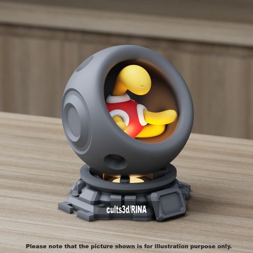 🐉 Shuckle healing machine pods・ STL File for 3D printing・Cults