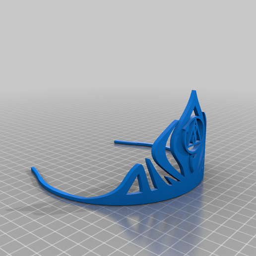 👑 The crown with the sign of the creative society・Free 3D File for ・Cults