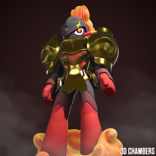 🐉 ARMAROUGE STL - POKEMON SCARLET POKEMON VIOLET・ 3D File for ・Cults