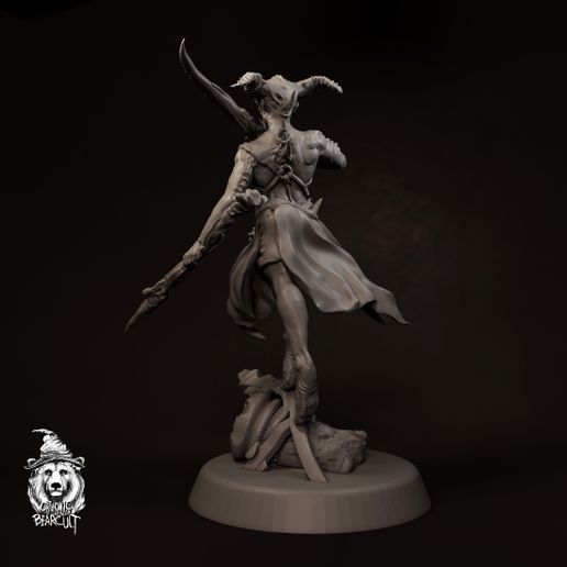 🎲 Cambion Fleshblades Demon 28mm/32mm・Free STL File for 3D printing・Cults