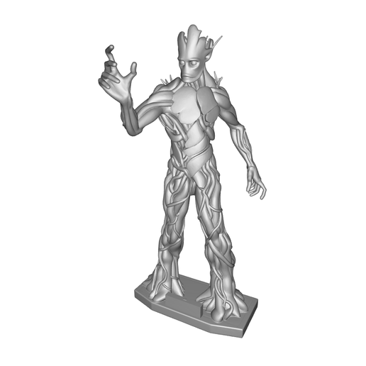 🌳 Groot・ STL File for 3D printing・Cults