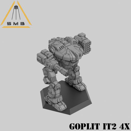 🛰 Goplit it2 4X・ 3D File for 3D printing・Cults