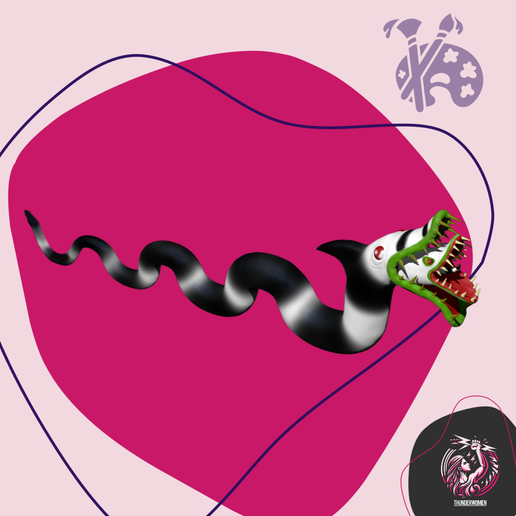 arquivo STL Snake Holder 🐍 (OBJ)・design de impressão 3D para download・Cults
