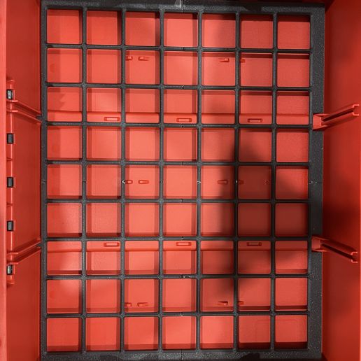 🧰 3 Drawer Milwukee Packout Gridfinity Base Grid・ STL File for 3D ...