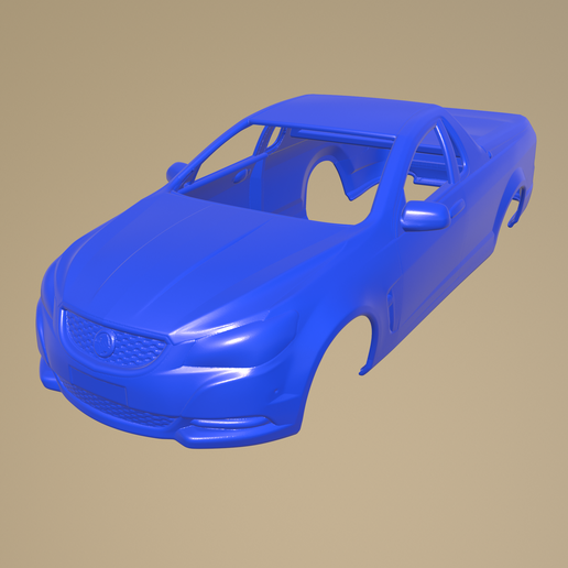 STL file HOLDEN COMMODORE EVOKE UTE 2013 PRINTABLE CAR BODY 🚗 ・Template ...