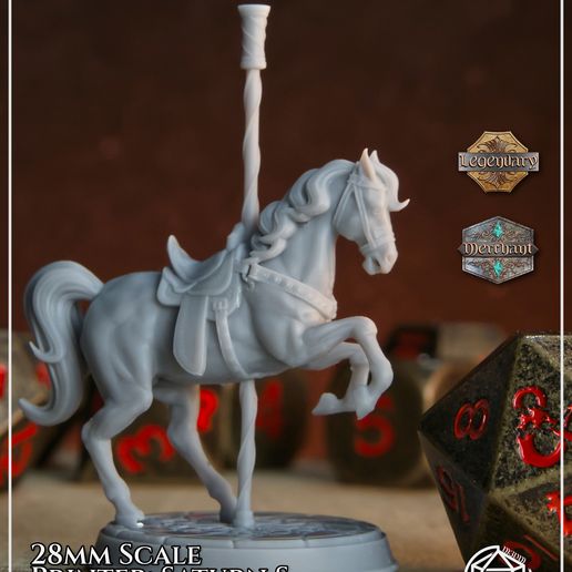 🎠 Carousel Horse・ STL File for 3D printing・Cults