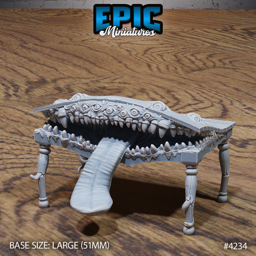 3D file Mimic Table ‧ DnD Miniature ‧ Tabletop Miniatures ‧ Gaming ...