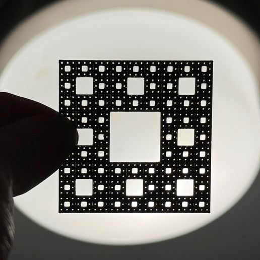 Free STL file Sierpiński Carpet / 2D Menger Sponge Tile - Level 4 🧽 ...