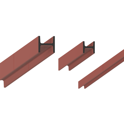 STL file Modelling H-Columns for Scratch Building 3D Design 🏗️ ・3D ...