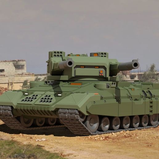 🪖 Behemoth Superheavy Tank・ 3D File for ・Cults
