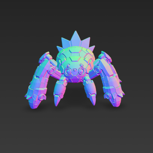 📁 Mecha Galvantula - FDM Printable STL File - Pokémon x Zoids Inspired ...