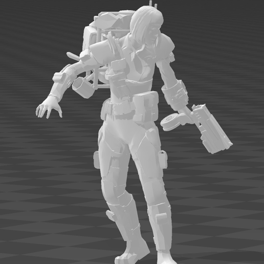 🎲 Rylee from Fallout・Free OBJ File for 3D printing・Cults