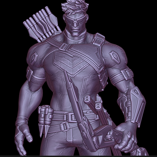 🔫 HawkEye FreeFall costume Marvel Rivals Clothed Action Figure ...