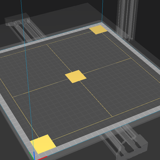 Archivo STL gratuito Artillery Sidewinder X1 Bed Level Test Print Bed ...