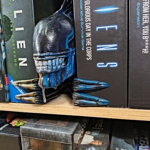 📚 Xeno Book Nook Aliens - Eat This!・ STL File for 3D printing・Cults