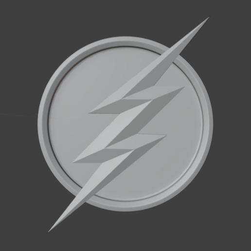 👾 The Flash Logo・ STL File for 3D printing・Cults