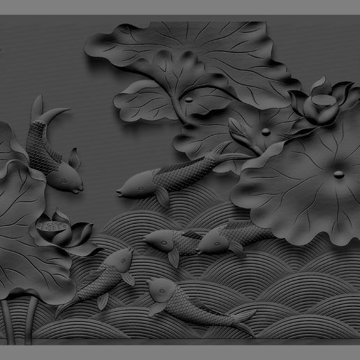 STL file lotus stl cnc design 🪷 ・3D printing template to download・Cults