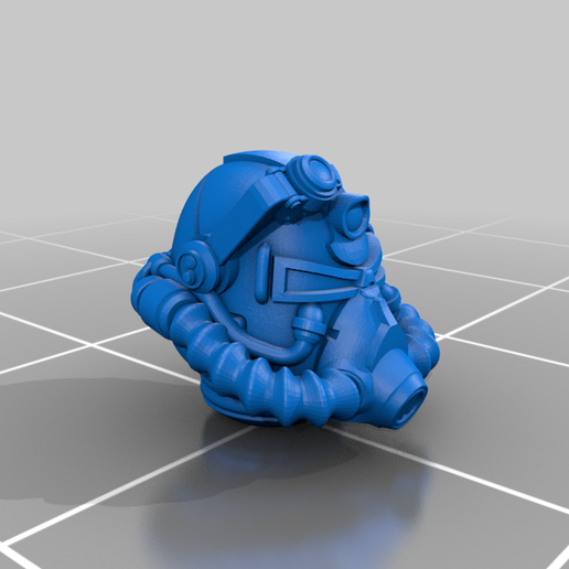 🔫 Fallout T51-Ultracite Power Armor Miniature Kit (No Weapons)・Free 3D File for ・Cults