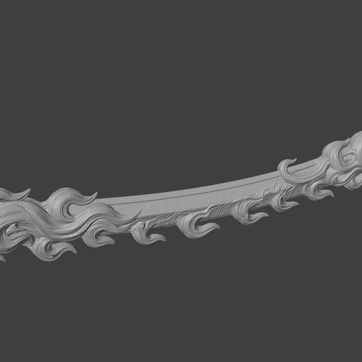STL file Erlang shen's curve sword 🗡️ ・3D printing idea to download・Cults