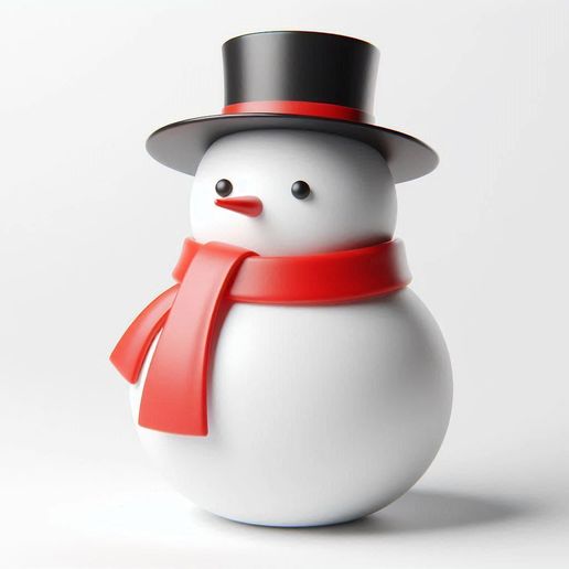 ☃️ Snowman with Red Muffler | Christmas Decoration Showpiece | Cute ...