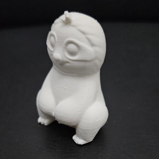 🦥 Cartoon Sitting Sloth・ 3D File for 3D printing・Cults