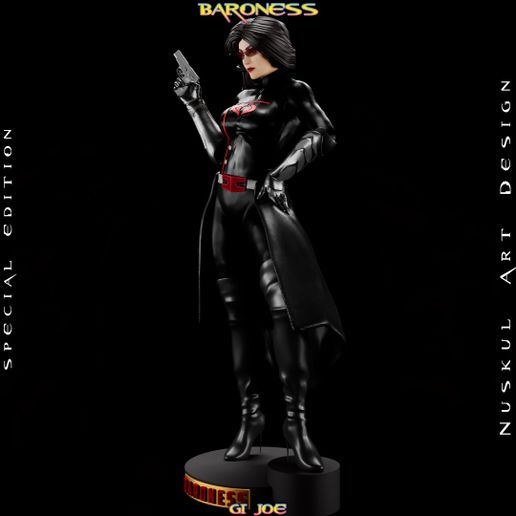 🦸‍♀️ G.I JOE BARONESS - COLLECTIBLE RARE MODEL・Free 3D File for 3D ...
