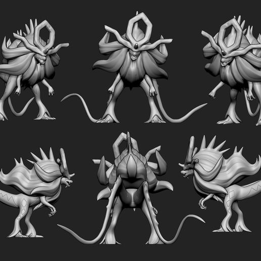 🐉 Pokemon - Walking Wake・ STL File for ・Cults