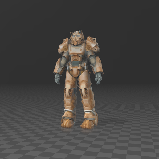 🍂 Fallout T60 High detailed model・ STL File for 3D printing・Cults